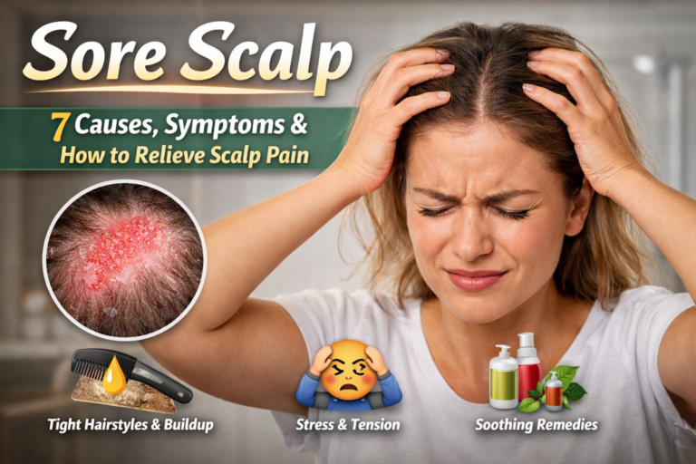 Sore Scalp: 7 Causes, Symptoms & How to Relieve Scalp Pain